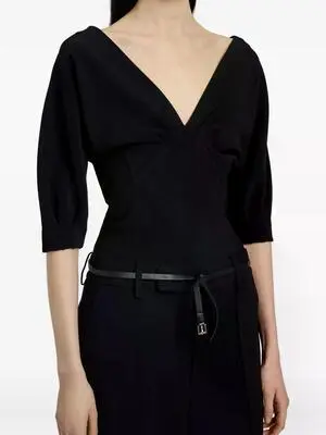 Proenza Schouler Darena V-neck Top