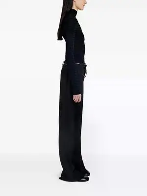 Proenza Schouler Didi Striped Velvet Top