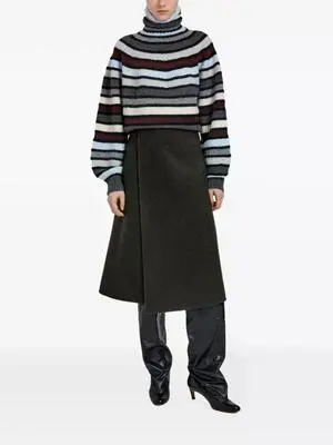 PROENZA SCHOULER Danea Striped Roll-Neck Sweater