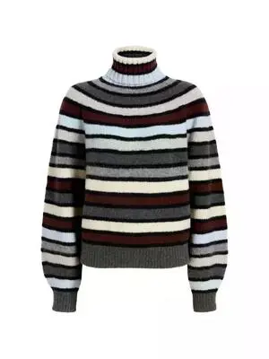 Proenza Schouler Danea Striped Roll-neck Sweater