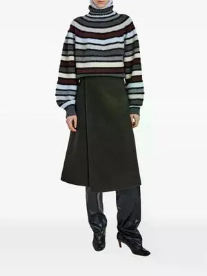 Proenza Schouler Danea Striped Roll-neck Sweater