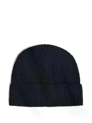 SEVEN GAUGE Ribbed Turn-up Beanie - Black