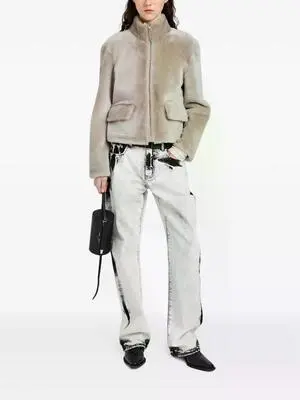Proenza Schouler White Label Scarlett Shearling Jacket - Neutrals