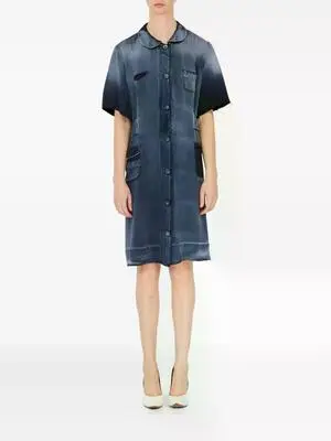 MAISON MARGIELA Button-fastening Midi Dress