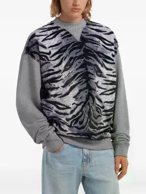 Roberto Cavalli Zebra-print Sweatshirt