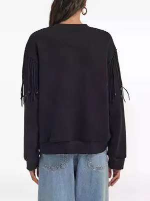 Roberto Cavalli Fringe Embellished Sweatshirt