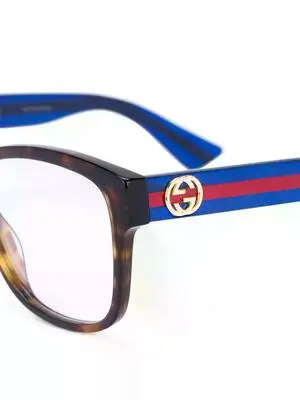 Gucci Eyeglasses With Web Stripe