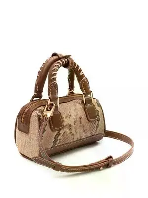 ISLA Mini Snakeskin Top Handle Bag