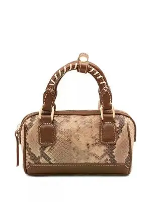 ISLA Mini Snakeskin Top Handle Bag