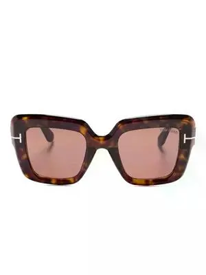 TOM FORD Esme Tortoiseshell Sunglasses - Brown