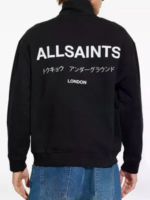 ALLSAINTS Underground Half-zip Sweater - Black