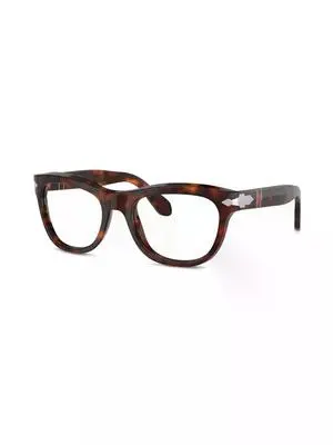 Persol Square Frame Eyeglasses - Brown