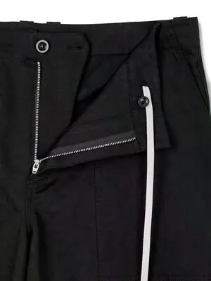 STUDIO TOMBOY Fatigue Cotton Trousers - Black