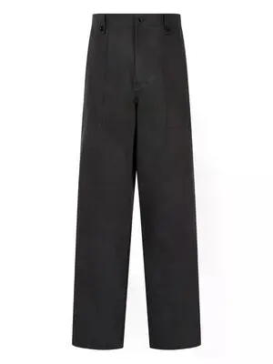 Studio Tomboy Black Wash Pants For Men