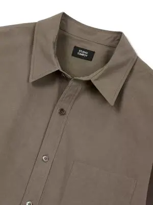 STUDIO TOMBOY Button-down Shirt - Brown