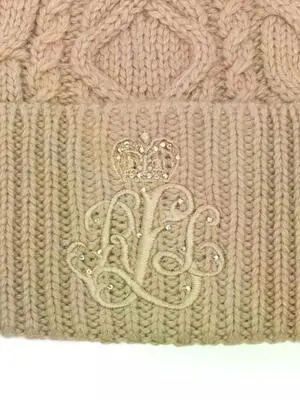 Ralph Lauren Cable-knit Pompom Beanie