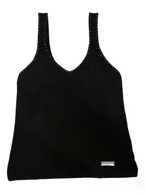 IZAAK AZANEI V-neck Tank Top