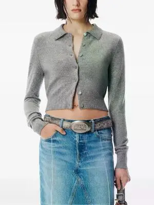 Alexander Wang Buttoned Cardigan - Grey
