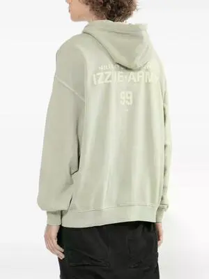 Izzue Logo-embroidered Zip-up Hoodie