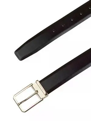 Santoni Buckle Leather Belt