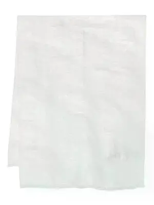 Emporio Armani Textured Scarf - White