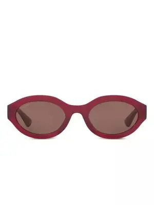 Gucci Oval-Frame Sunglasses Pink