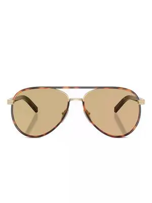 Prada Pilot-frame Sunglasses - Gold