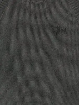 StÜssy Waffle-knit Cotton Sweatshirt
