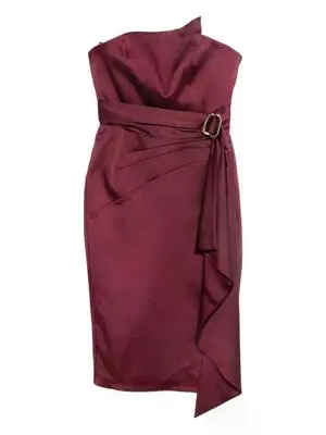 BABYLONE PARIS Eureka Belted Midi Dress