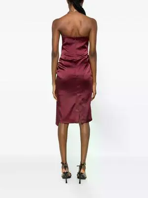 BABYLONE PARIS Eureka Belted Midi Dress
