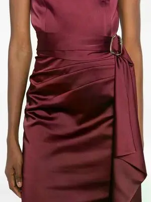 BABYLONE PARIS Eureka Belted Midi Dress