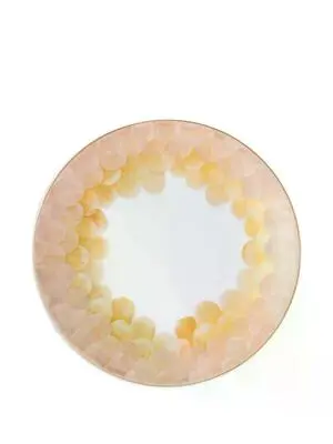 MARIE DAAGE Cercle D'écailles Round Dessert Plate - Pink