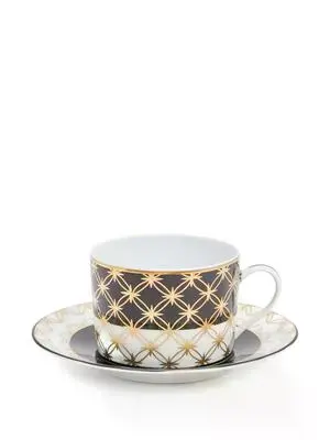PINTO PARIS Kyoto Tea Cup And Saucer - Black