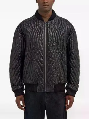 Roberto Cavalli Quilted Bomber Jacket