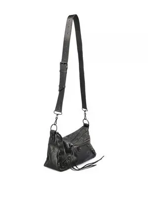 Balenciaga Le City Moto Small Leather Shoulder Bag