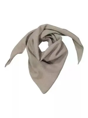 Nn07 Triangle Wool Scarf - Neutrals