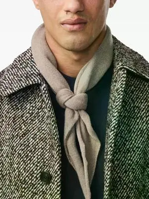Nn07 Triangle Wool Scarf - Neutrals
