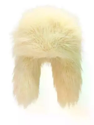 Jacquemus Faux Fur Trapper Hat - Yellow