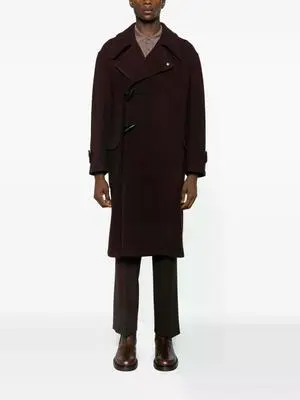 Tagliatore Wide-lapel Toggle Coat