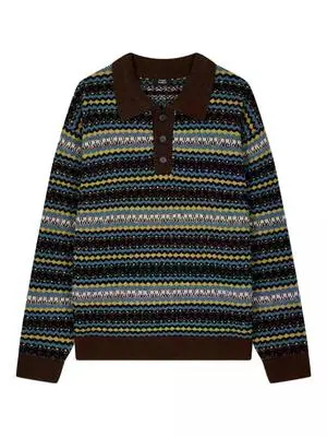STUDIO TOMBOY Button-fastening Sweater - Brown