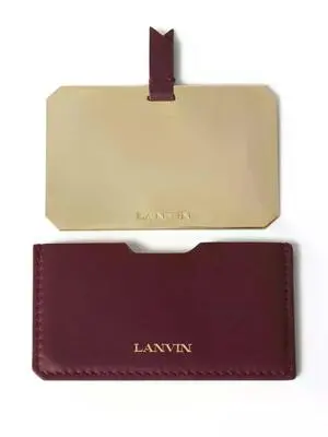 LANVIN Leather Stitched Cardholder