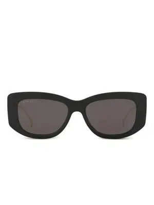 Gucci Rectangle-frame Sunglasses - Black