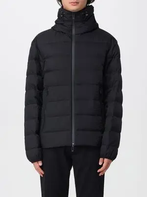 Emporio Armani Hooded Quilted Jacket - Black