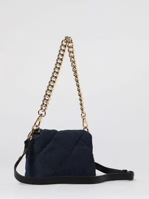Liu Jo Quilted Mini Bag With Chain Strap - Blue