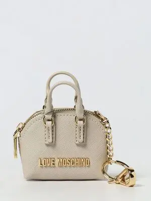 Moschino Key Chain - Ivory
