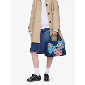 Marc Jacobs X Hattie Stewart The Medium Denim Tote Bag
