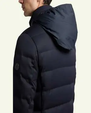 Moncler Quilted Down Long Parka With Hood
