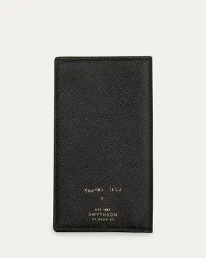 Smythson X Thomas Lelu "to Do List" Panama Leather Passport Cover - #n/a