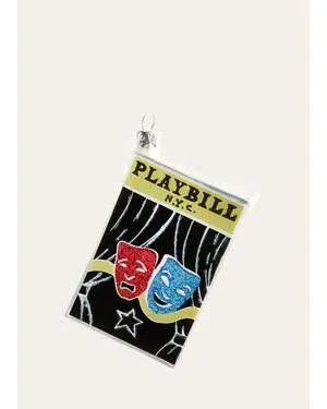 CODY FOSTER & CO Broadway Playbill Christmas Ornat