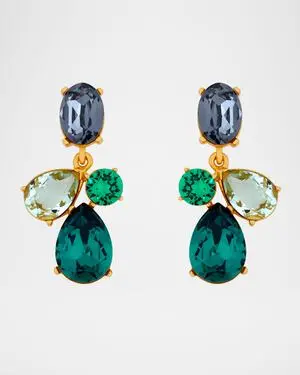 Oscar De La Renta Candy Drop Earrings - Emerald